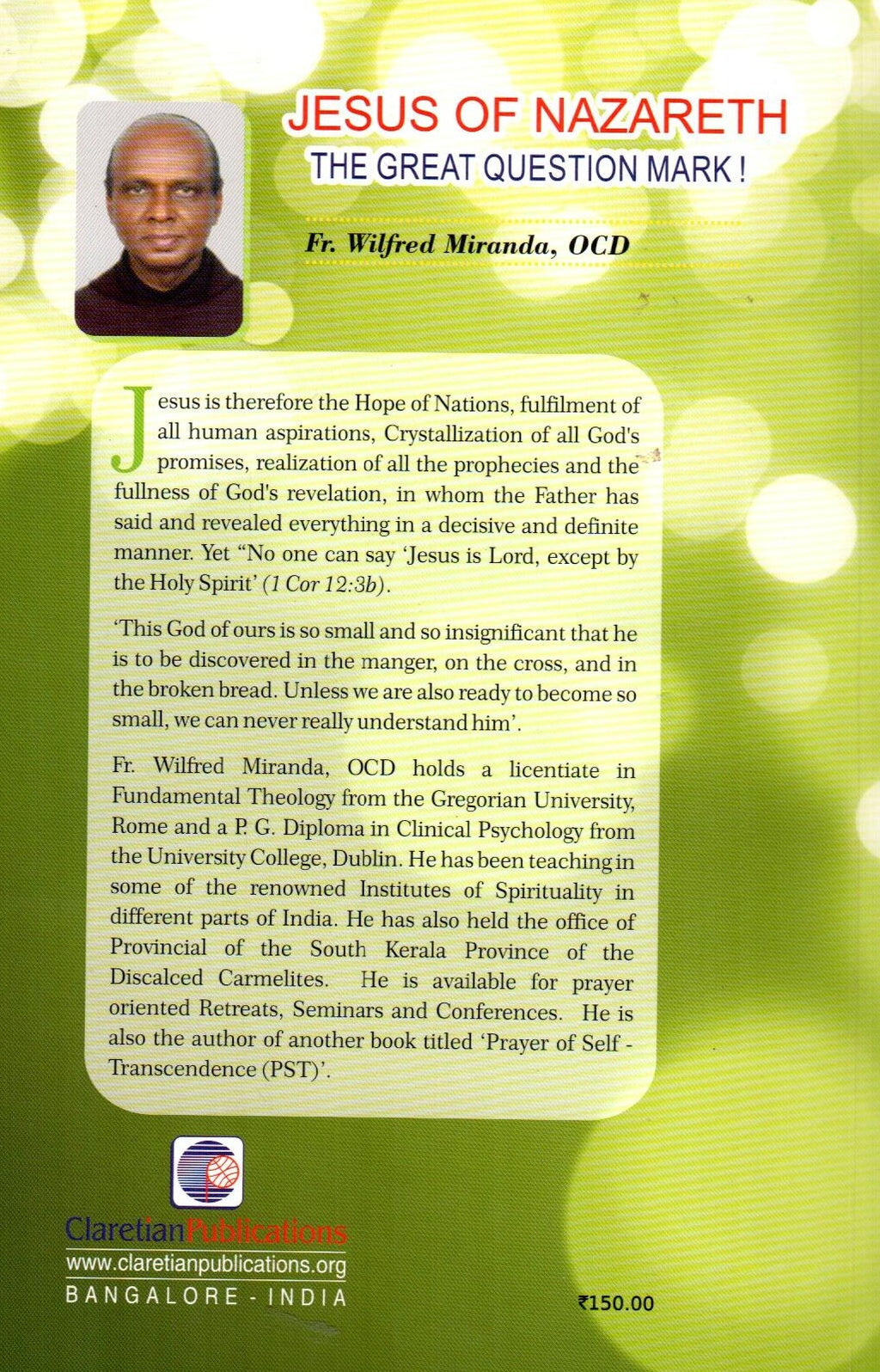 Jesus of Nazareth : The Great Question Mark! – St Pauls India