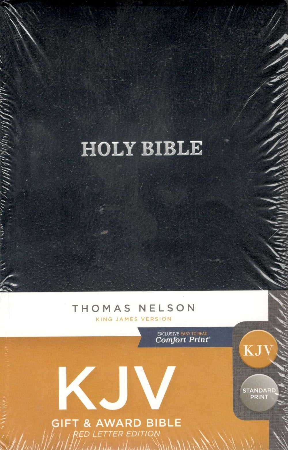 KJV: Gift & Award Bible (Black), Red Letter, Comfort Print – St Pauls India