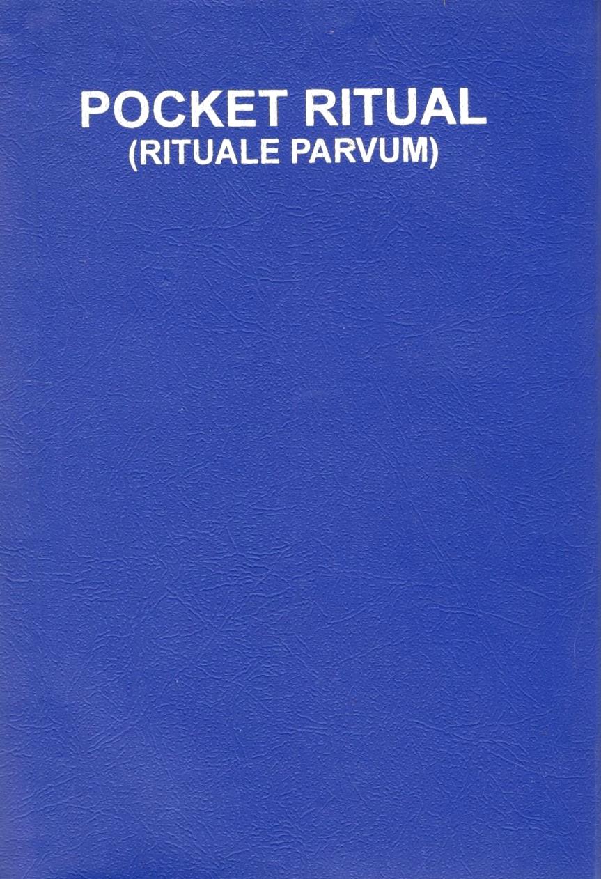 Pocket Ritual (Rituale Parvum) – St Pauls India