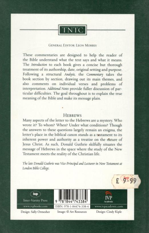 TNTC - Hebrews (Vol.15) – St Pauls India