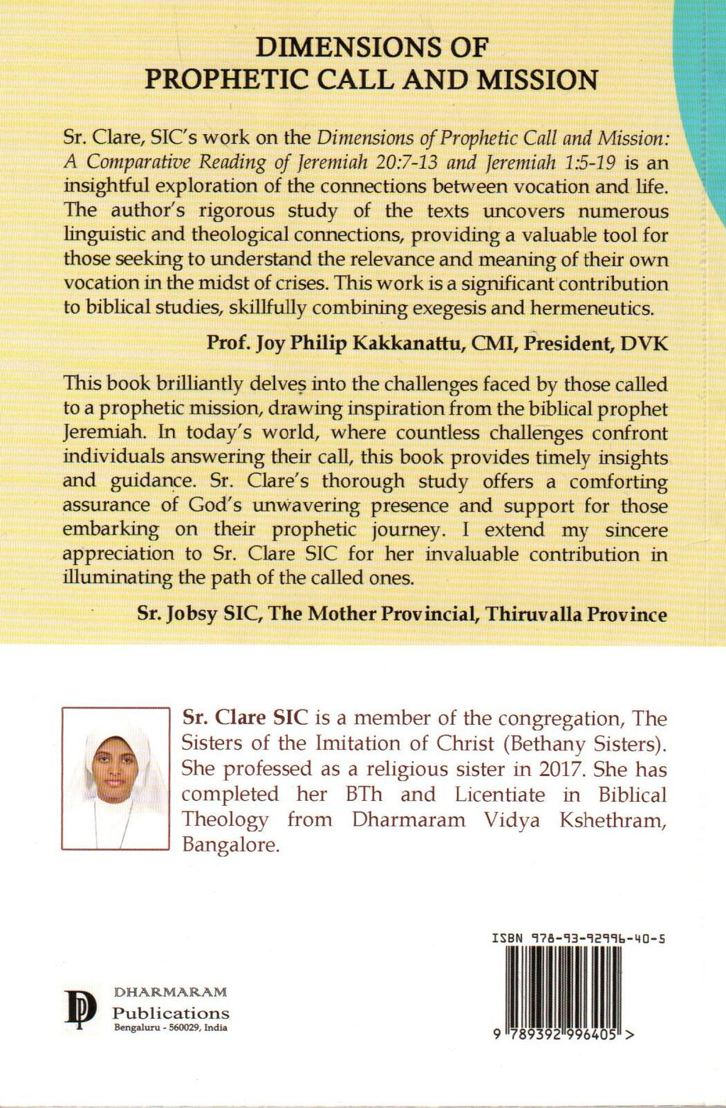 Dimensions of Prophetic Call and Mission – St Pauls India